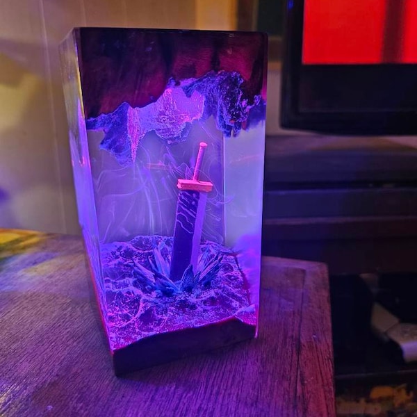 Diorama Resin Epoxy,desk Decor,handcrafted Decor,perfect Gift for Game ...