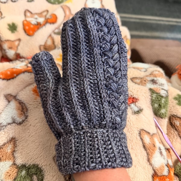 CROCHET PATTERN + VIDEO Autumn Wheat Crochet Mittens in 6 Sizes Newborn ...
