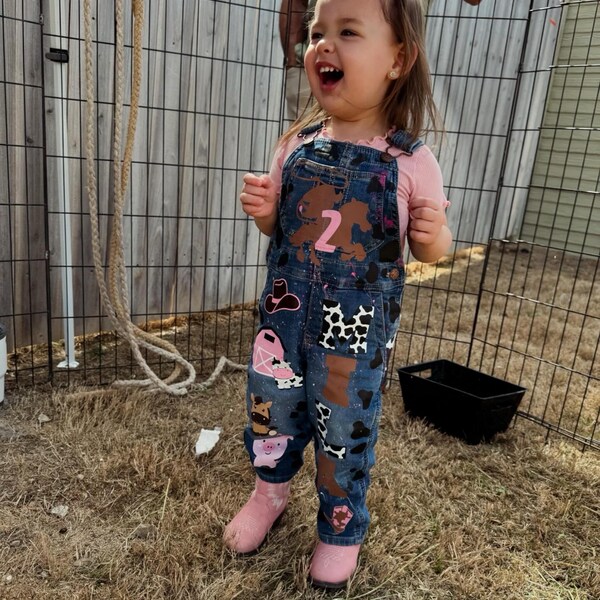 Custom Rodeo Birthday Overalls - Etsy