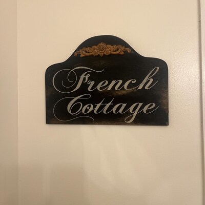 French Country Sign / French Cottage Sign / Farmhouse Sign / Rustic ...