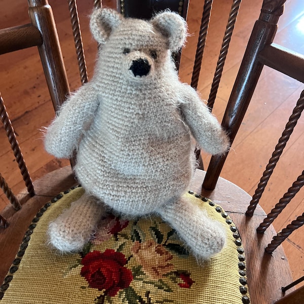 Crochet Pattern, Chunky Benji the Bear, Step by Step US Terms DIY ...