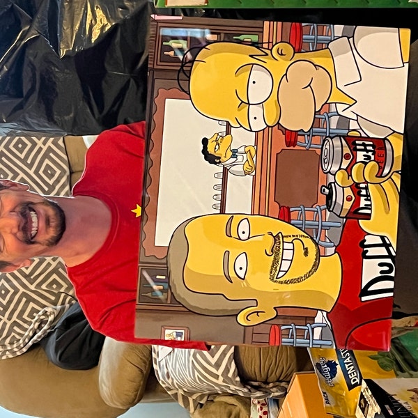 Yellow Portrait, Shoulders Up. Simpsonize Me, Custom Simpsons Portrait ...