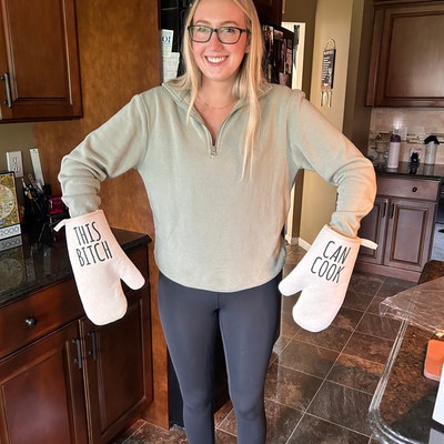 Linen Kitchen Apron Funny Cooking Apron With Pocket - Etsy
