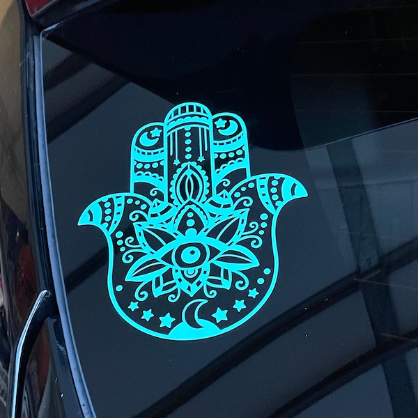 Hamsa Vinyl Decal | Hamsa Car Decal | Hamsa Decal | Hamsa Sticker ...