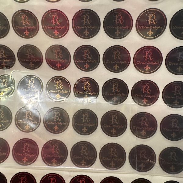 Gold Foil Stickers, Gold Labels, Gold Foil Printing, Custom Stickers ...