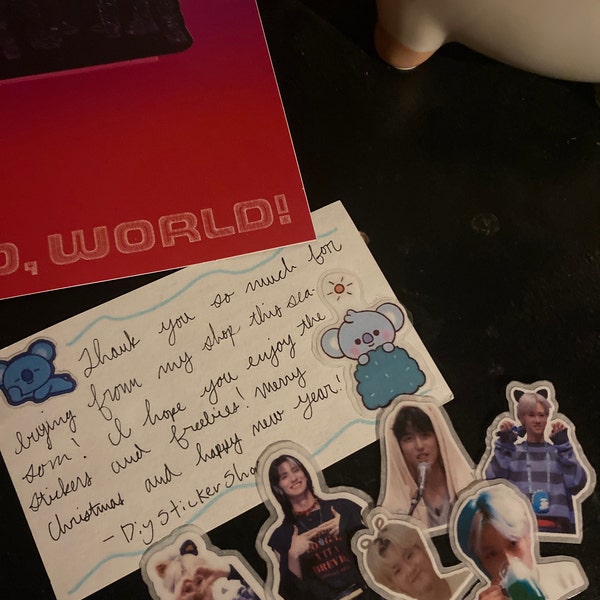 Handmade Ateez Meme Sticker Grab Bag Wooyoung Sticker Ateez San Sticker ...