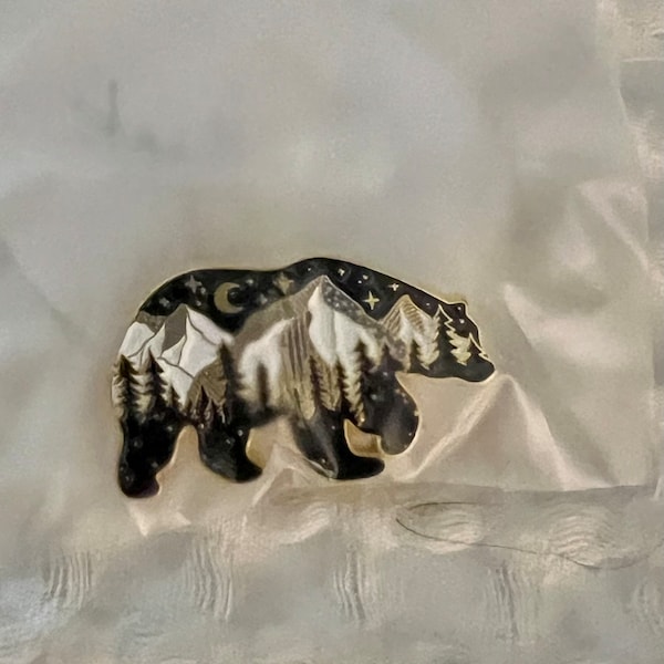 Outdoor Adventures Camping, Mountain, Little Cabin Soft Enamel Pin ...