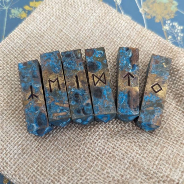 Rune Casters: Brass Runes for Role Playing Games, Scrying, and Magic - Etsy