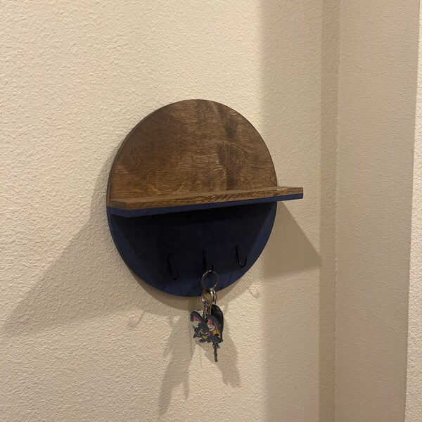 Key Hooks & Shelf, Key Holder, Key Organizer, Entryway Shelf - Etsy