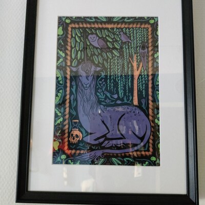 A4 Medieval Tapestry Unicorn Print, Art Print, College Dorm Decor ...