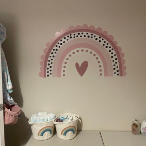 Extra Large Rainbow Wall Sticker Decal Pastel Rainbow - Etsy