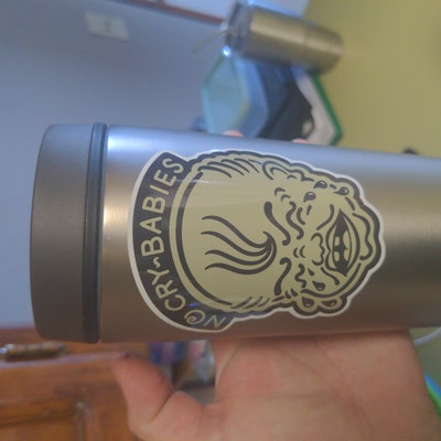 No Cry Babies Sticker, Laptop Stickers, Traditional Tattoo Flash Art ...