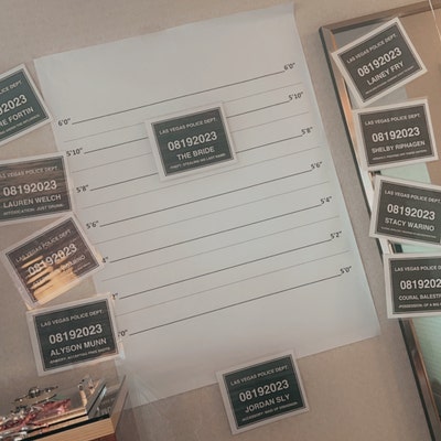 DIY Mugshot Sign Mugshot Template Unlimited Personal Use Instant ...