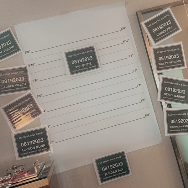 DIY Mugshot Sign | Mugshot Template | Unlimited Personal Use | Instant ...