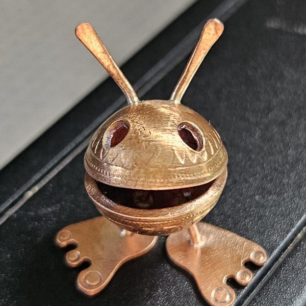 M-it - Small Copper Robot - Etsy