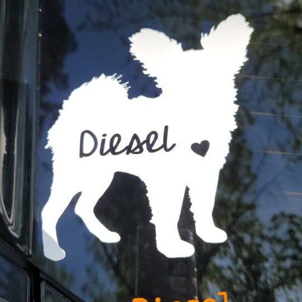 Papillon Silhouette Vinyl Sticker Car Decal Personalized - Etsy
