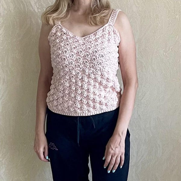 Crochet Top Pattern PDF - Mist Cami - Crochet Cami Top Camisole Pattern ...