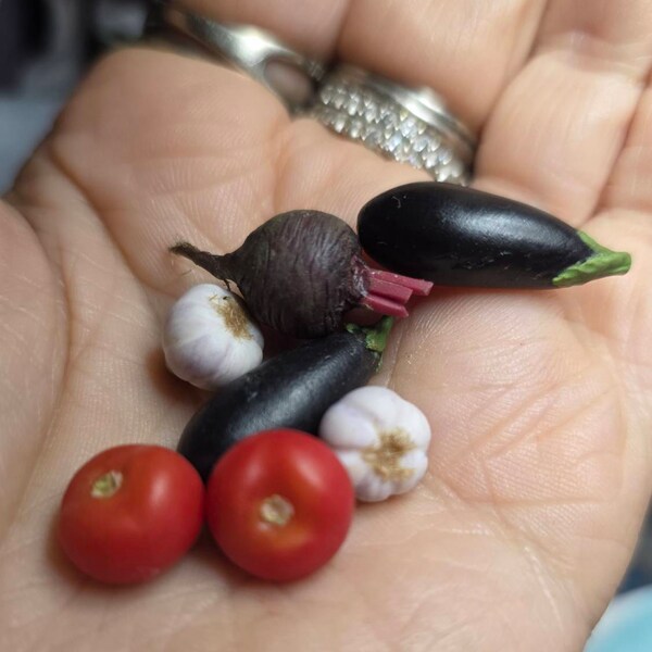 Miniature Fig Fruit 1/6 Scale, Miniature Food, Dollhouse Miniature ...