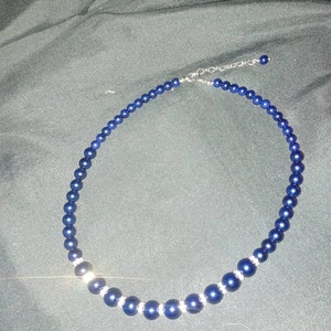 Navy Blue Pearl Sets,pearl Necklace,pearl Bracelet,glass Pearl ,wedding ...