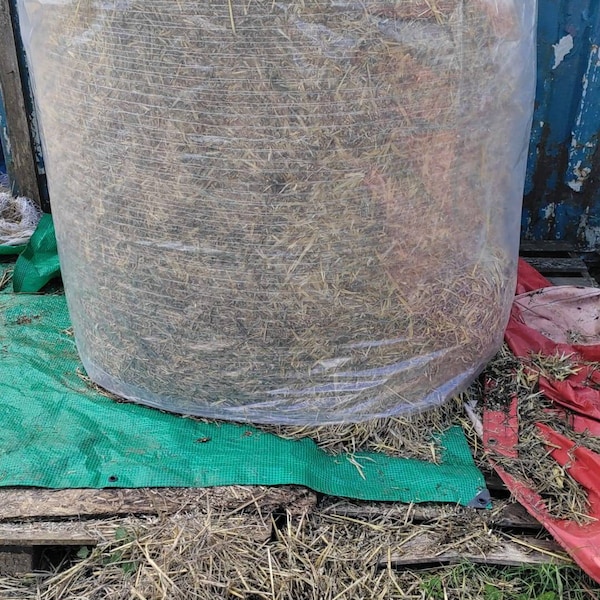 Recycled Plastic Waterproof Horse Hay Big Bale Cover Bag 4FT 5FT Extra ...