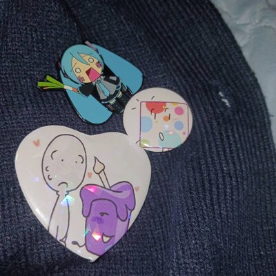 TWO TPOT Bfdi Holographic Sticker - Etsy