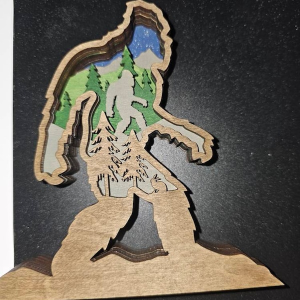 Custom Engraved Bigfoot Keepsake Trophy Sasquatch Gift - Etsy