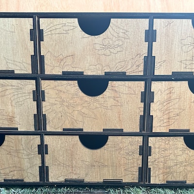 Laser Cut Modular Organizer Transformer With Drawer, for Storage Tool ...