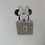 MOUSE Light Switch Removable Vinyl Bedroom Kids Wall Decal Sticker 24 ...