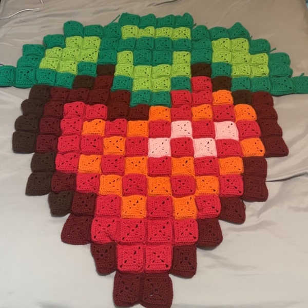 Strawberry Crochet Blanket Pattern | Beginner Friendly Crochet Pattern ...