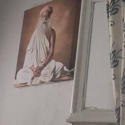 Sadhguru source, Wood Framed - Etsy