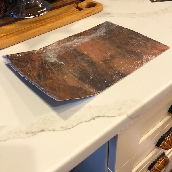 Patina Copper Sheet for Jewelry,rustic Copper Crafting Material,metal ...