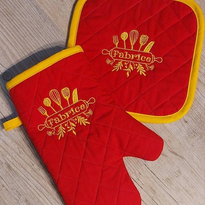 Kitchen Utensils Split Frame Machine Embroidery Design 3 Sizes, Baking ...