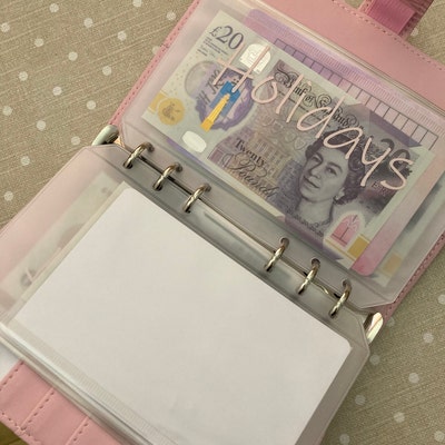 Budget Binder Starter Set With 5 Cash Wallets/ Budget Planner/financial ...