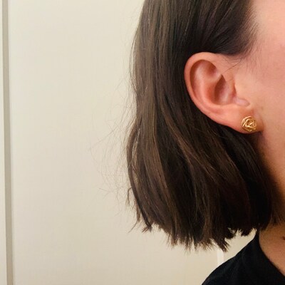 Hope Stud Earrings // Minimalist // Geometric // Modern // Delicate ...