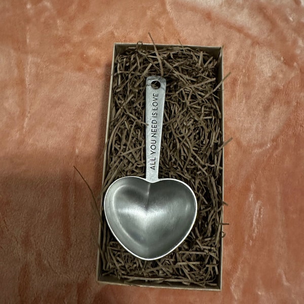 Beehive Bird Measuring Scoops Pewter Measure Spoon Set Metal ...