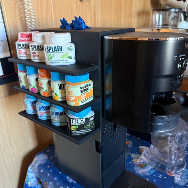 Ninja Thirsti Low Profile Wide Pod Shelf - Holder Storage! ***flush ...