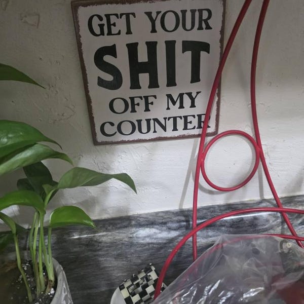 Bout to Stir up Some Shit, Kitchen Sign, Kitchen Decor, Kitchen Humor ...
