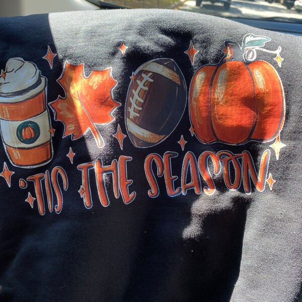 Tis the Season Shirt, Fall Pumpkin Shirt, Football Shirts for Women ...
