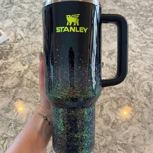 Customizable Overall Glitter Stanley Tumbler - Etsy