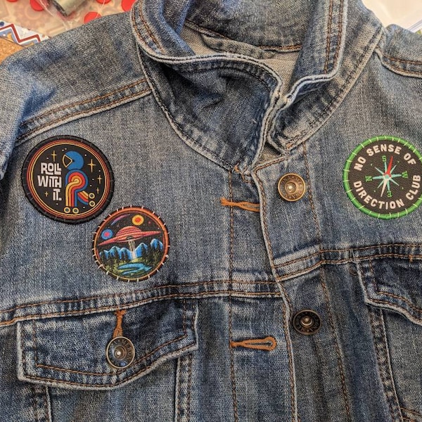 NASA Patch | NASA Worm Logo Iron on Patches | Embroidered Sew on STEM ...
