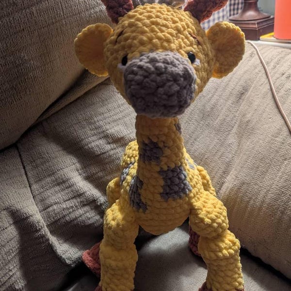 LOW SEW Giraffe Crochet Pattern Giraffe Amigurumi Pattern DIY Crochet ...