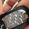 Real Debossed Military Dog Tags Dogtags Custom Personalized Made in USA ...