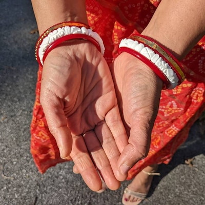 Sakha Pola Set for Women/combo Motidana Design Sakha Set/hand - Etsy