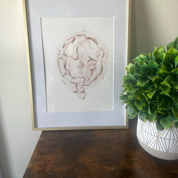 Embryo Art | Ivf Painting | Embaby Art | Hand-painted Nursery Decor ...