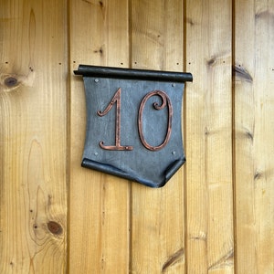 Designer's Art House Number/metal House Numbers 4 - Etsy