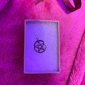Sterling Silver Little Pentagram Pentacle Small | Etsy