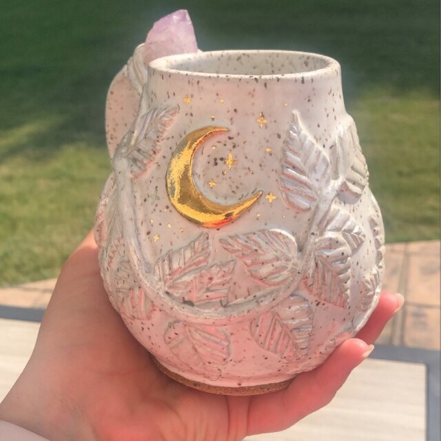 Modern & whimsical pottery by Lauren Lewis by LaLePottery on Etsy