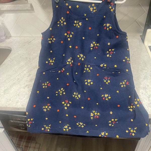 Easy Girl Pattern | A Line Overall Jumper Dress PDF Sewing Pattern for ...