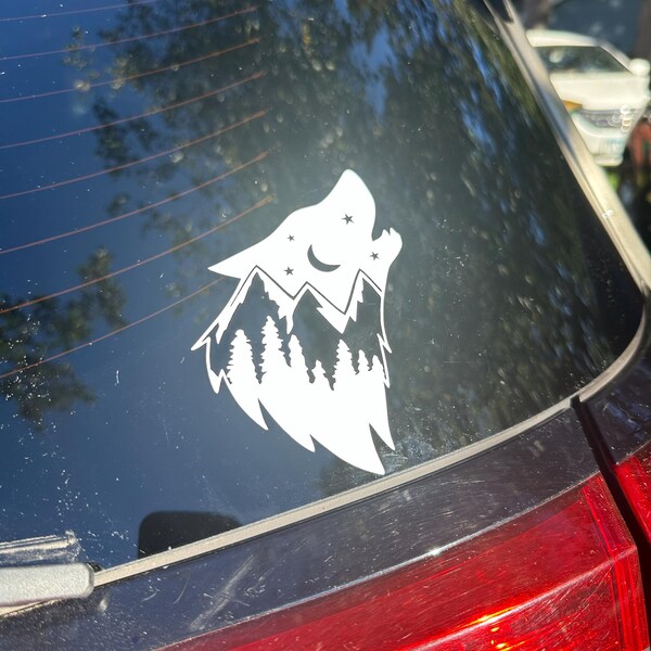 Dogman Vinyl Decal | Cryptid | Car Decal | Window Decal | Laptops ...
