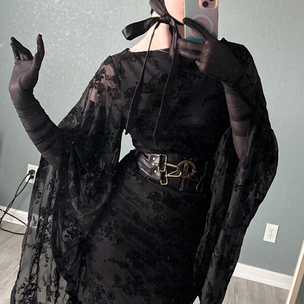 Red Evil Silk Satin Bonnet Horns Halloween Devil Woman Vintage Bonnet ...